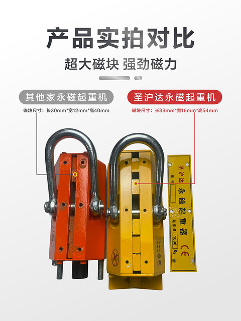 Shenghuda permanent magnet jack strong magnetic force 400/600KG suction ...