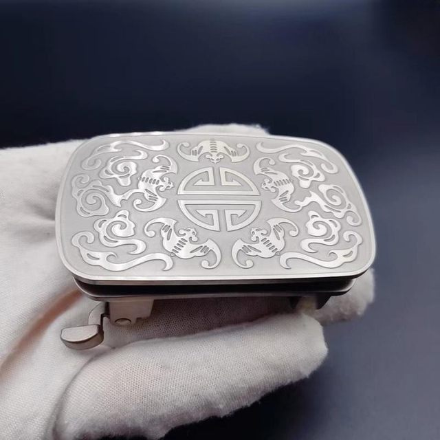 Pure titanium belt buckle head automatic buckle hypoallergenic men's ...