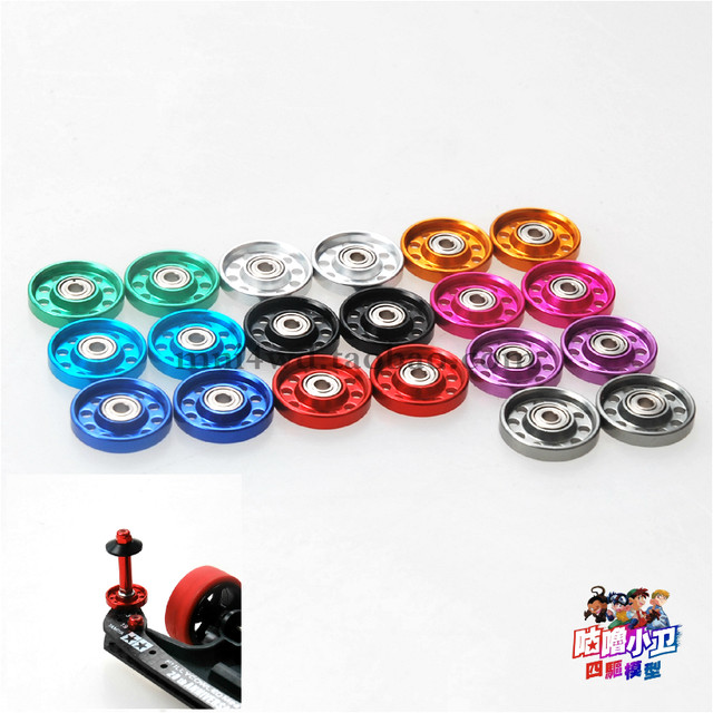 Self-made Tamiya Tamiya 95301 lightweight 13mm bearing guide wheel ...
