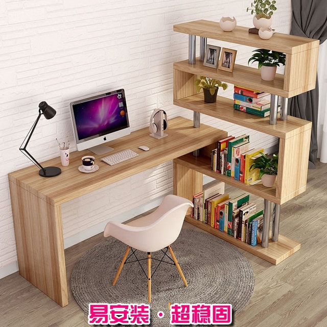 Corner bookshelves and book counters -style computer desk with desk ...