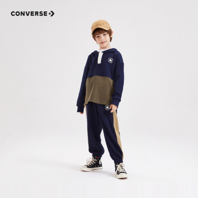Converse children's clothing long-sleeved sweater 2024 new boys two ...