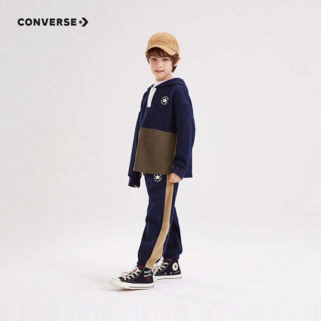 Converse children's clothing long-sleeved sweater 2024 new boys two ...