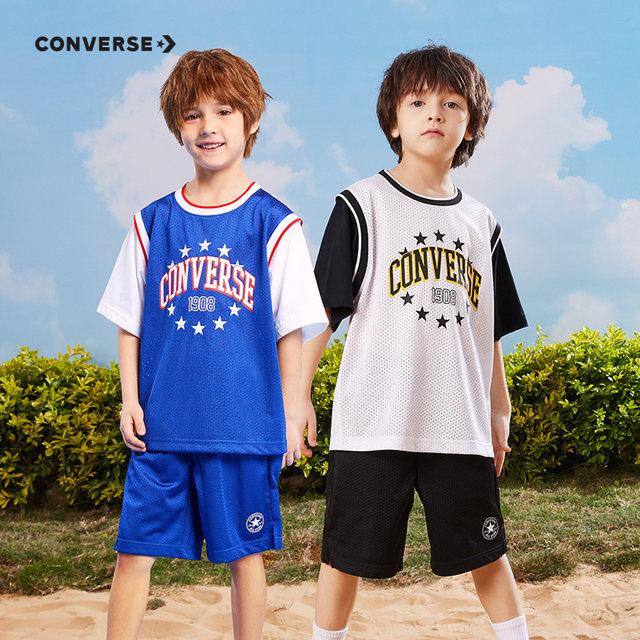 converse children's clothing children's basketball uniform set 2024 ...