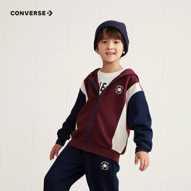 Converse children's clothing boys' autumn sports suit 2024 new size ...