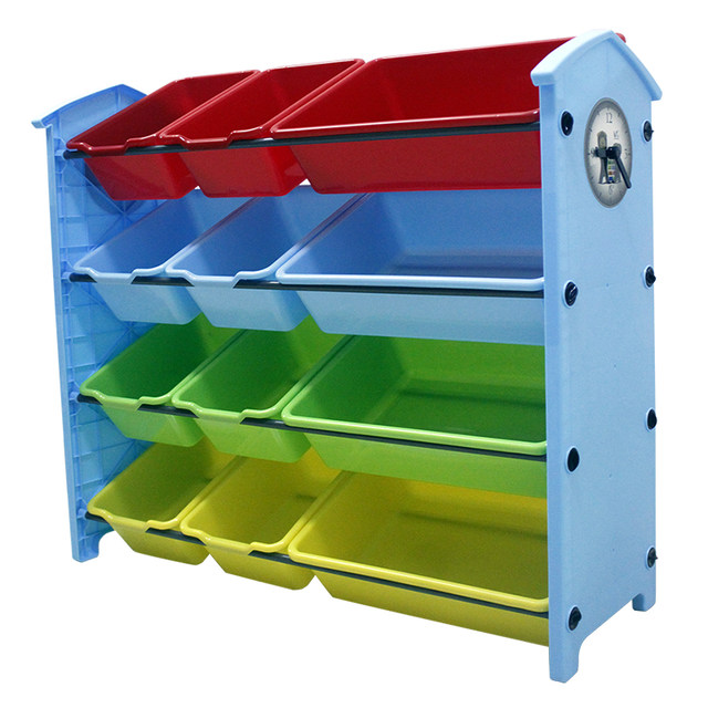 Baby and children's toy storage rack box plastic multi-layer large ...