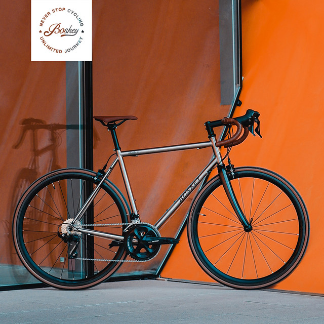 BOSKEY Immortal Riding Titanium Alloy Road Bike 105 Kit Variable Speed ...