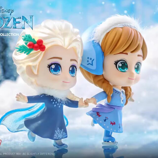 Hottoys Frozen Blind Box Anna and Elsa Ice World cosbi mini-doll 2 ...