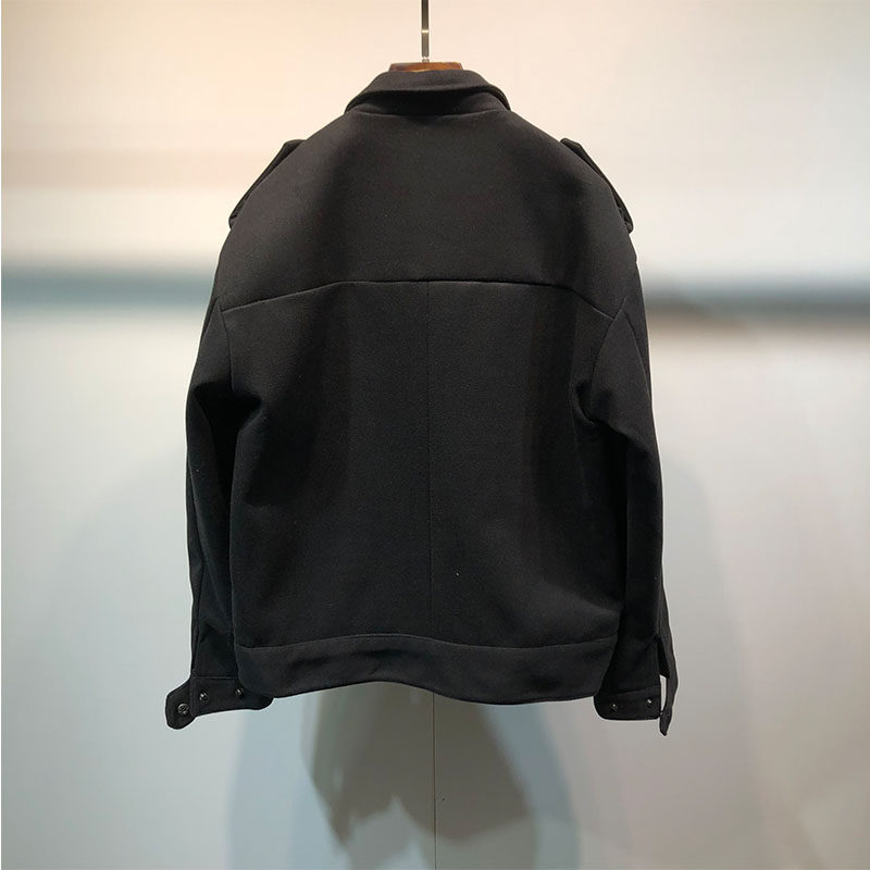 Autumn and winter dark original multi-pocket work jacket men's trendy ...