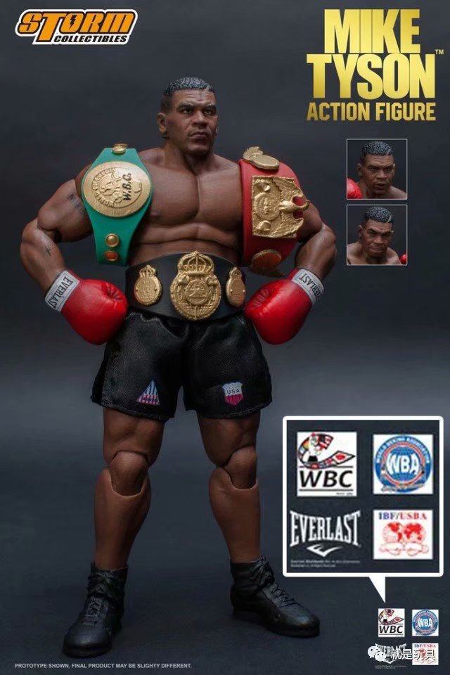 Boxing champion Mike Tyson statue boxing 1st generation 2nd generation ...