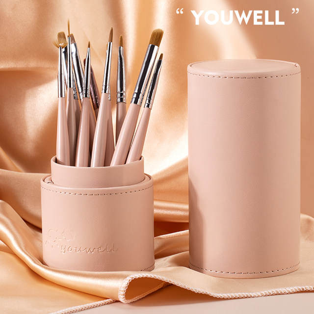 12 manicure brush sets, a full set of professional pull-line pens ...