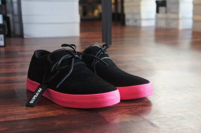 Supra Cuban Black Low-Top Slip-On Sneakers for Men and Women, Couple ...