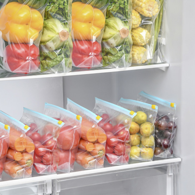 Japanese refrigerator sealed fresh-keeping bag household food grade ...