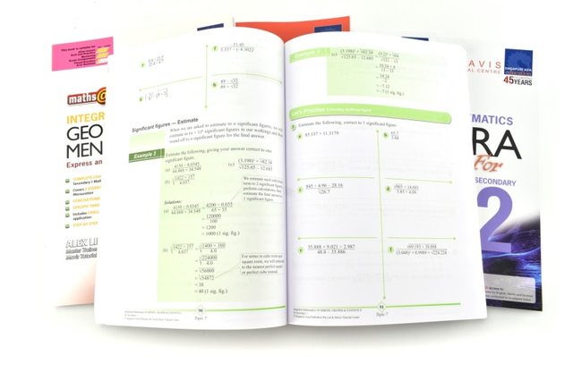 Singapore Junior High School Mathematics Physics Chemistry Biology SAP ...