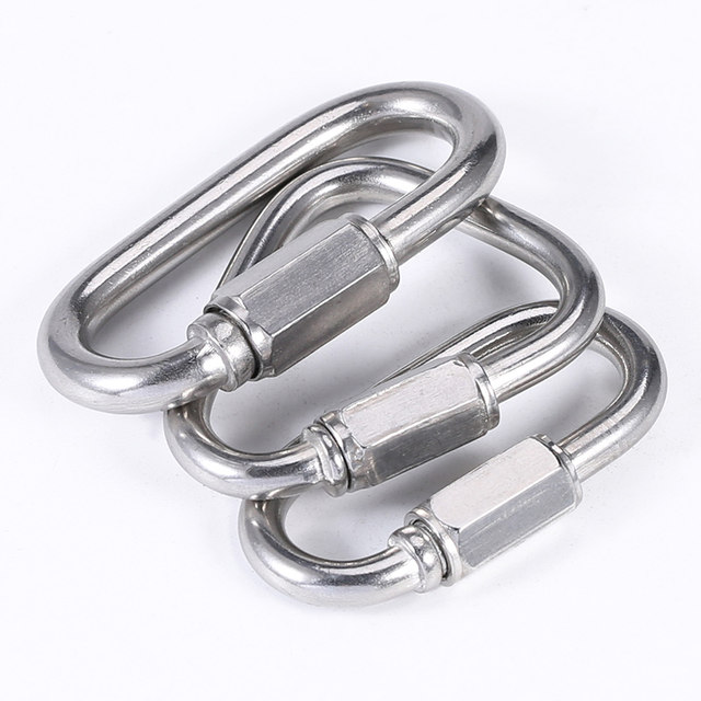 304 stainless steel quick connect ring chain connection ring connection ...