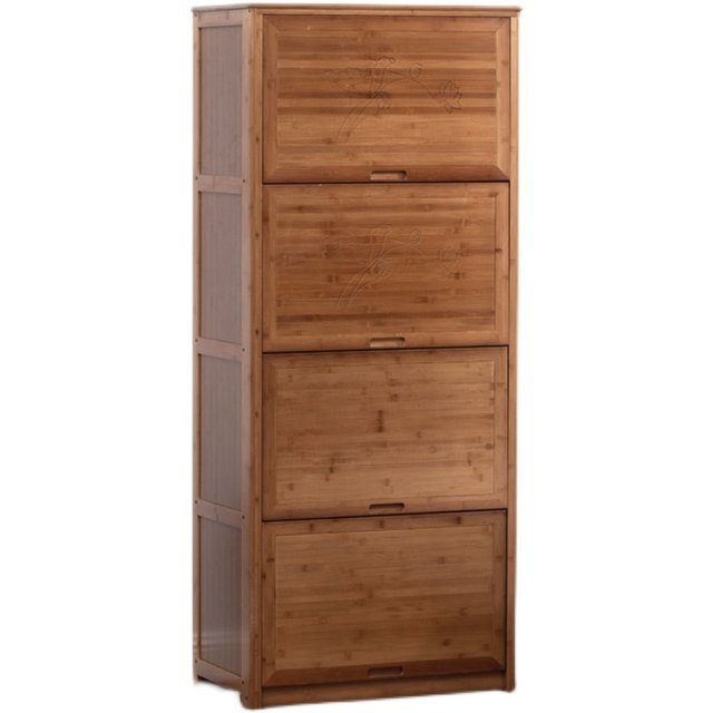 Solid wood bucket cabinet locker bedroom drawer storage cabinet ...