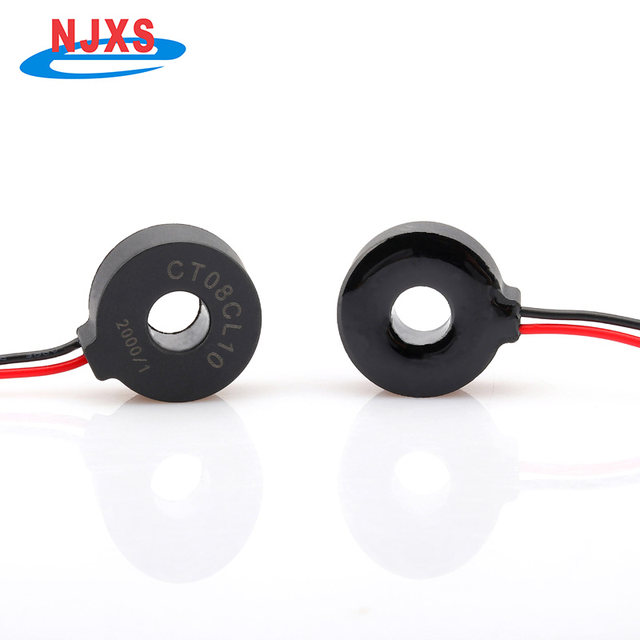 Miniature small current transformer AC through the heart DL-CT08CL10 ...