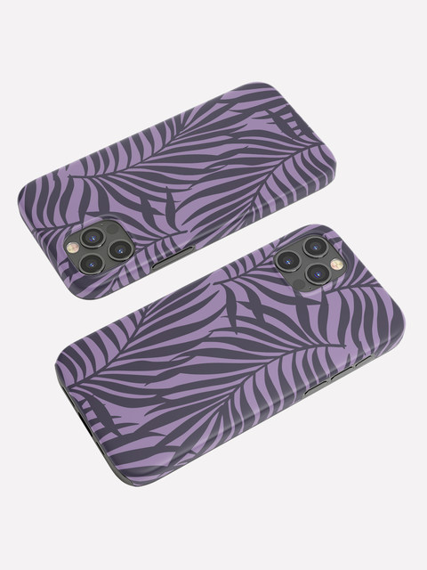 ACVOO retro purple palm leaf iPhone15pro protection 12 is suitable for ...