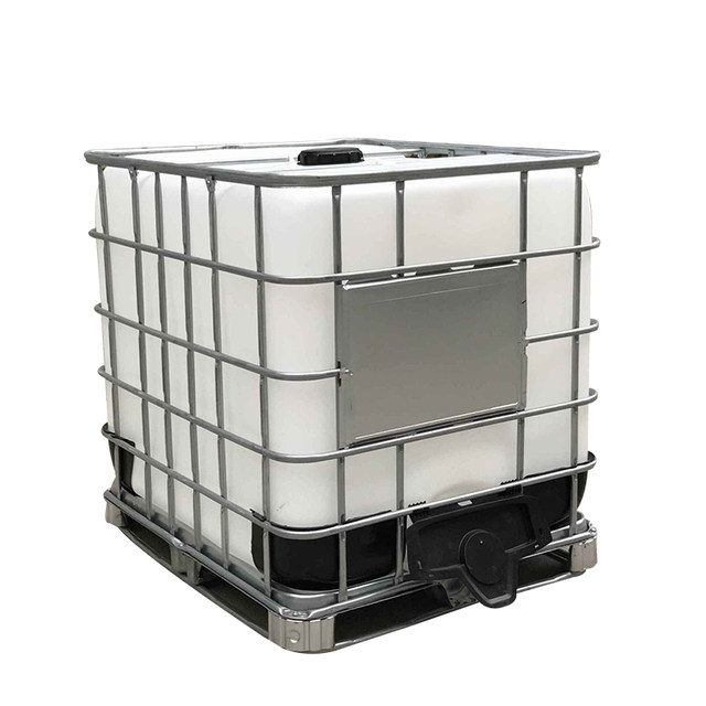 White 1 -ton iron rack barrel 1000 kg IBC ton barrel food plastic ...