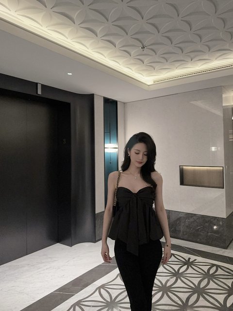 mmmm collection black swan slim elastic strap suspender women's summer ...