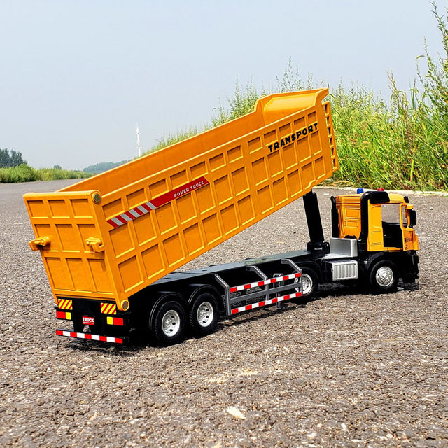 Large alloy rollover vehicle extended dump truck model inertia taxi ...