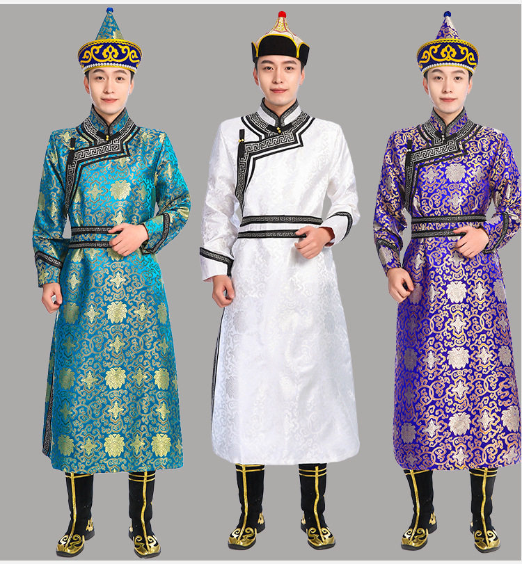 2021 autumn new mongolian men's national style robe | Monletou ...