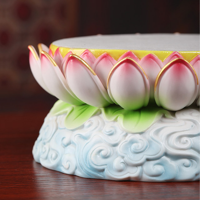 Ceramic Cloud Lotus Lotus Base Guanyin Bodhisattva Buddha Statue Seat ...