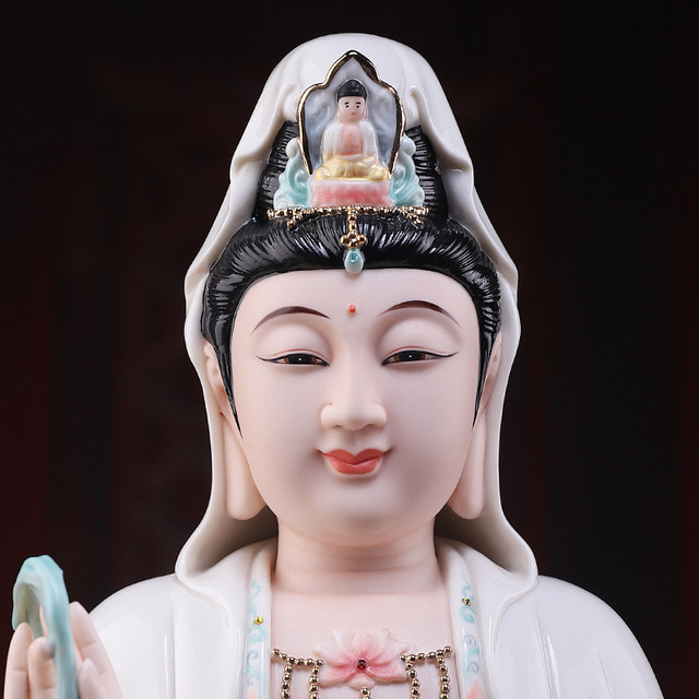 Dai Yutang Ceramics presents the Guanyin Empress with many children and ...