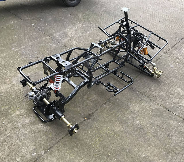 Modified four-wheel motorcycle accessories GY6 continuously variable ...