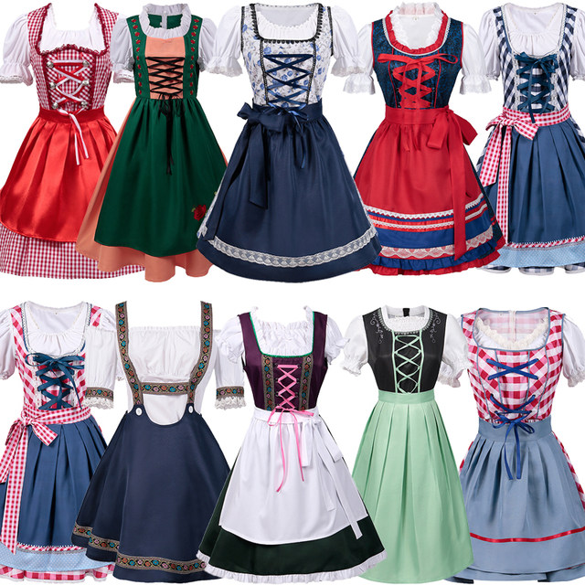 Halloween German traditional Oktoberfest costume Bavarian Munich skirt ...