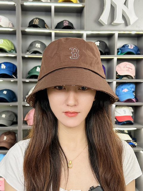 Korean MLB counter authentic sports hat autumn and winter new solid ...