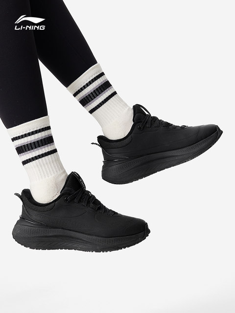 Li Ning SOFT PLUS FLEECE casual shoes for women's autumn and winter ...