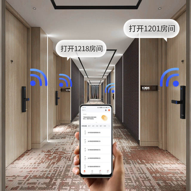 Yuema indoor room door smart lock fingerprint password lock home one ...