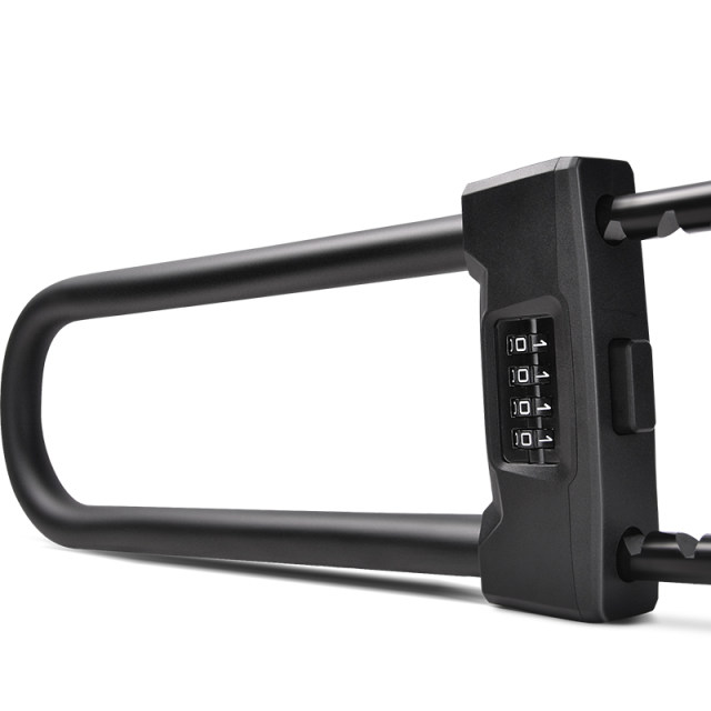 Yuema password glass door lock double door mortise lock U-shaped lock ...