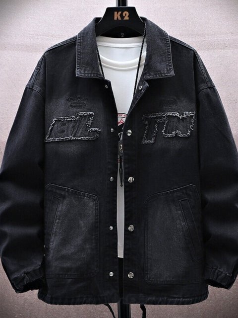 High-end denim jacket for men 2025 spring and autumn new style teen ...