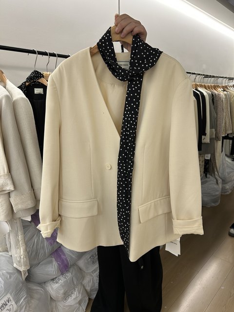 Spring Korean style streamer suit jacket for women 2025 new large ...