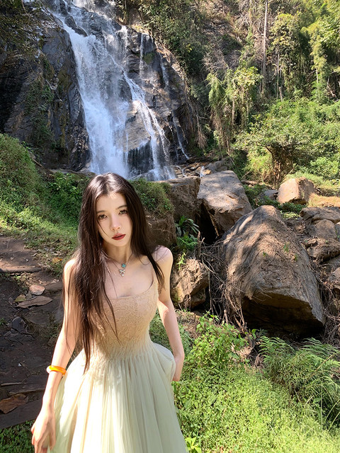 Yu Xiaoping The Wizard of Oz 132 cut pieces oversized skirt fairy skirt suspender skirt summer ...