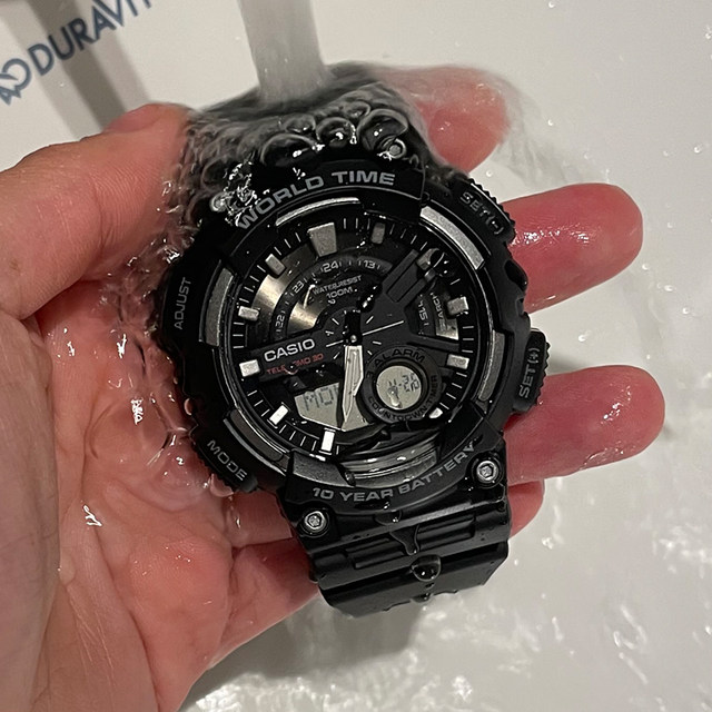Genuine Japanese Casio Solar Black Warrior Sports Waterproof Student ...