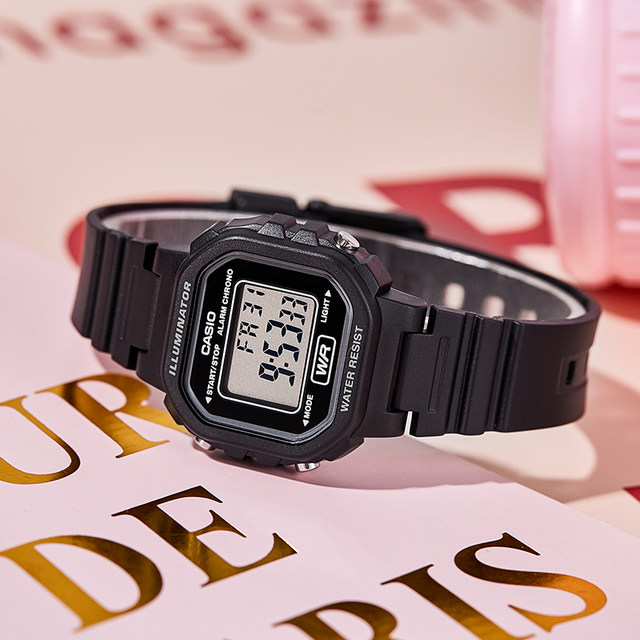 Casio small square watch women's square sports couple women's watch LA ...