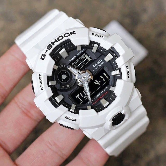 Casio Casio watch male G-SHOCK student sports waterproof watch White ...