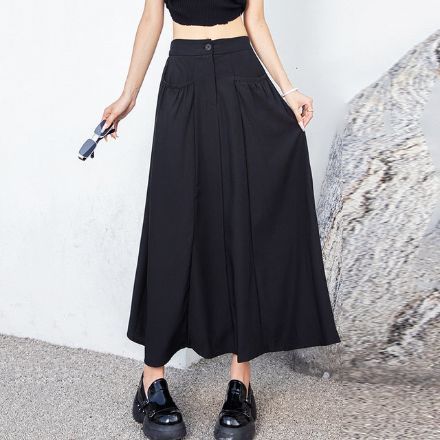 Diablo Samsumi Chao Xia Women's Skirt Switting Ice Silk Cotton Pocket ...