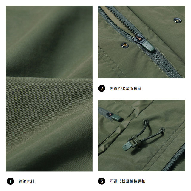 Septwolves Lapel Outdoor Jacket Men's Water-Repellent Spring and Autumn ...