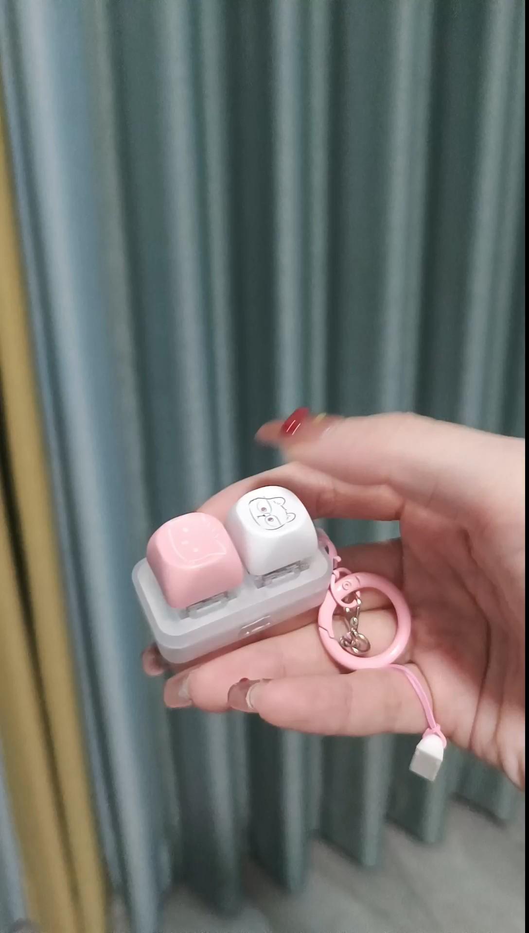 原創羅蔔兔Robit藍牙電子書翻頁器拍照 KeyKey個性USB機械小鍵盤-Taobao