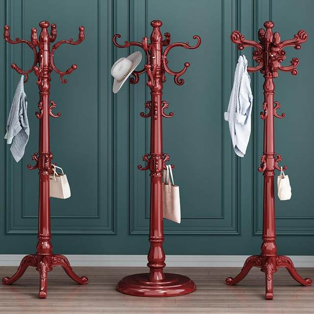 Solid wood cloak rack clothing rack hanging hanger drying rack drying ...