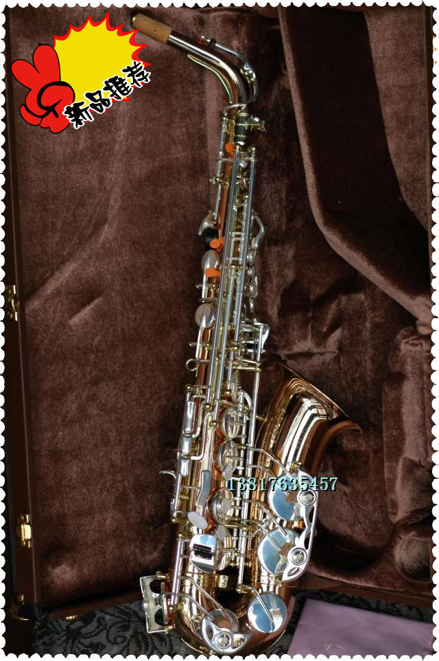 Kèn Saxophone Alto Lark M4019-3pd - Mạ Bạc Đồng