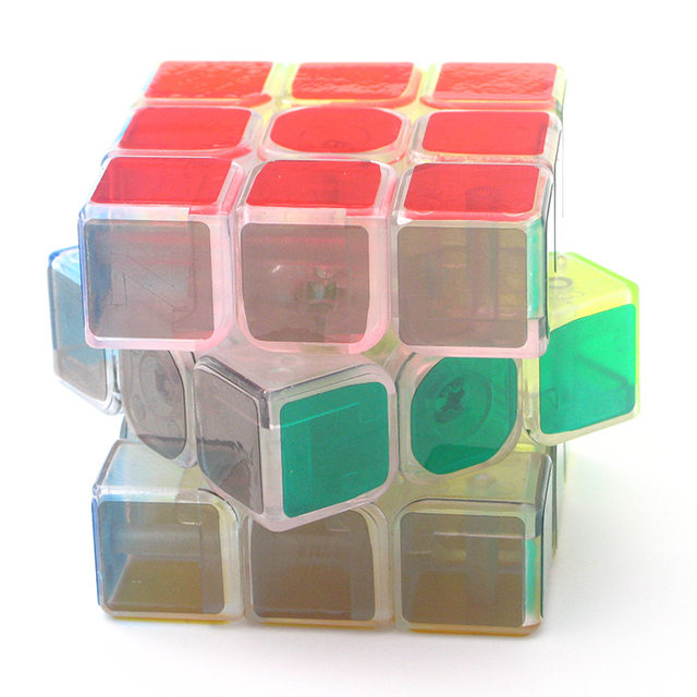 Transparent Crystal Rubik's Cube Level 3 One, Two and Four Transparent ...