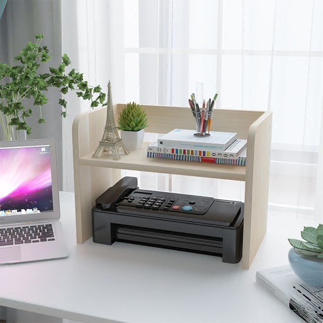 Desktop solid wood rack office desk table table shelf student bedroom ...