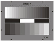 Grayscale test card brightness contrast gamma dynamic range ...
