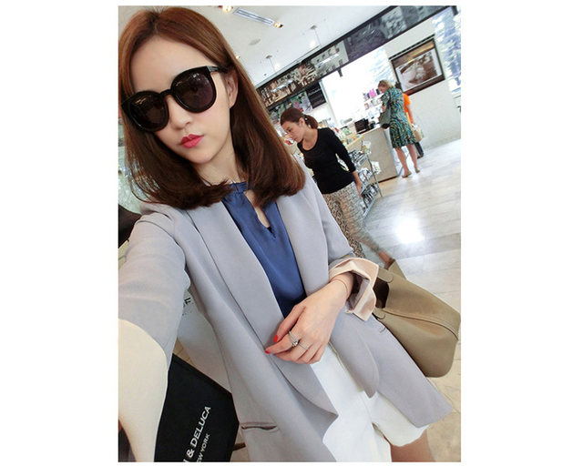 Spring and Autumn Double Layer Chiffon Suit Women's Korean Style Large ...