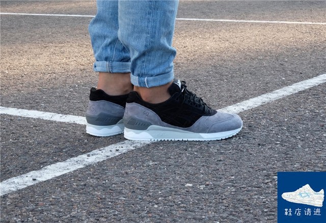 ASICSGELRESPECTORH6U1L-909090909 August-shaped mountain retro jogging shoes