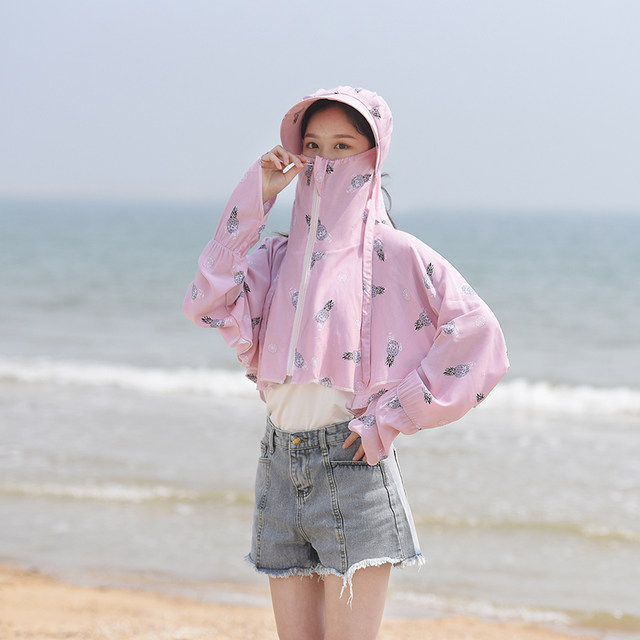 New Thin Sun Protection Clothes, Cotton Silk Breathable Cloaks, Short ...